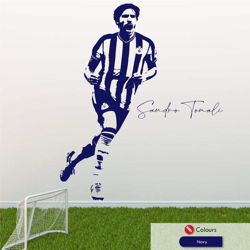 Sandro Tonali Newcastle Football Wall Art Decal – Graphic That